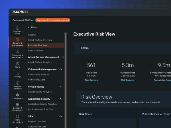 Rapid7: Endpoint to Cloud, Command Your Attack Surface