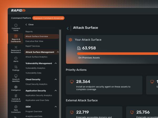 Rapid7: Endpoint to Cloud, Command Your Attack Surface